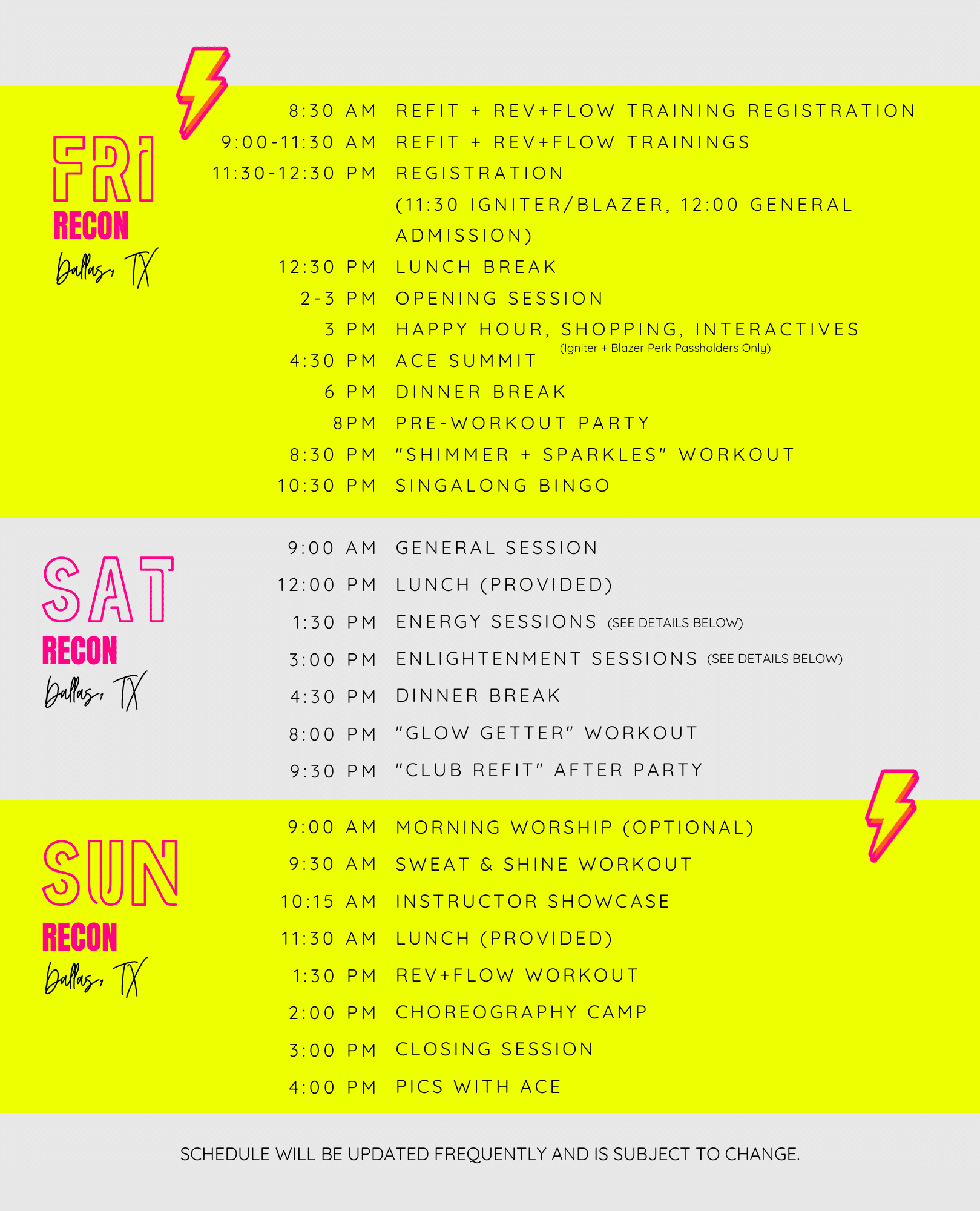 RECON24 Event Info - REFIT